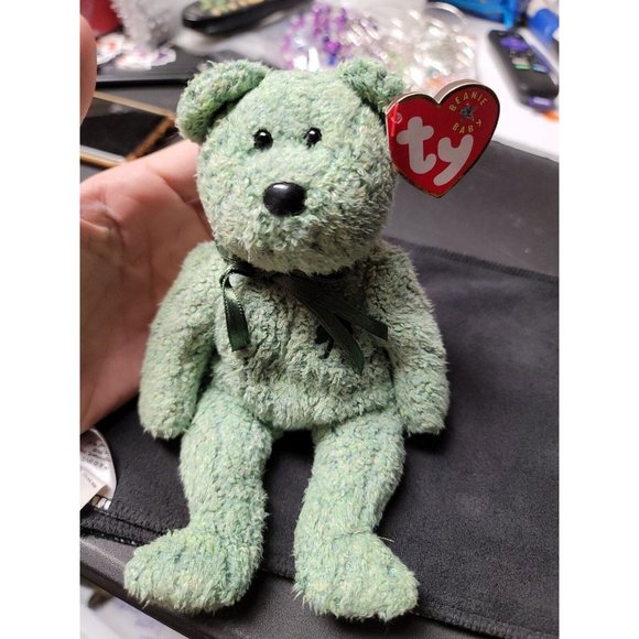 Ty | Toys | Ty Beanie Baby Shamrock The Irish Bear 8 Inch Mwmts | Poshmark